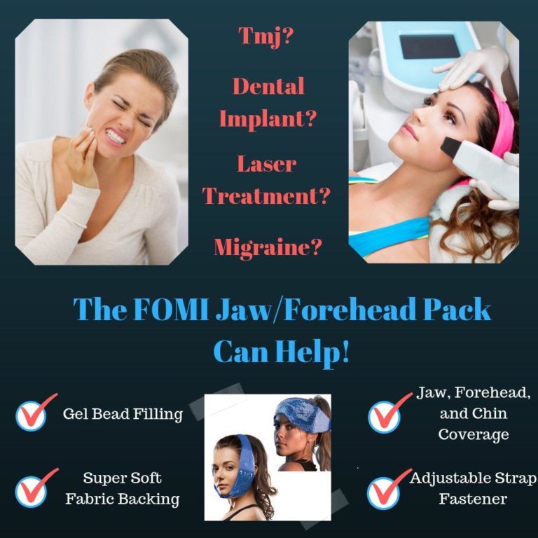 Hot/Cold Jaw & Forehead Ice Pack - FOMI Care | We Bring Relief Naturally